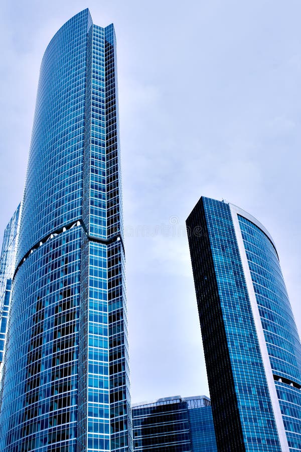 New Modern Business Building Stock Image - Image of concrete, downtown ...