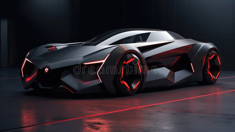 New Modern Car of the Future Stock Photo - Image of transportation ...