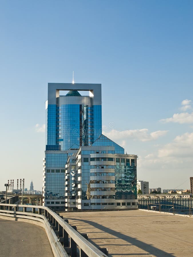 New modern glass building stock photo. Image of town - 11953592