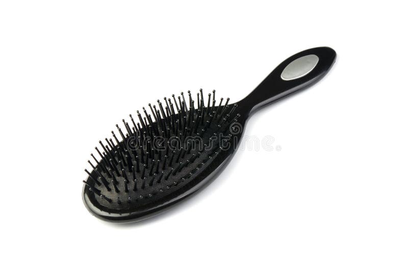 New Modern Hairbrush Isolated on White Background Stock Photo - Image ...