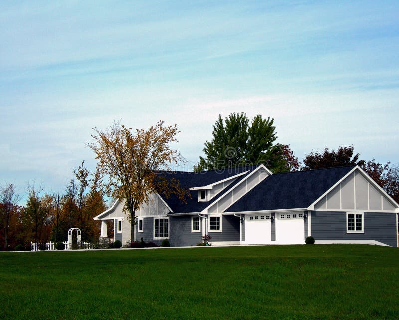 New Modern Home stock photo. Image of frame, contract - 1348666