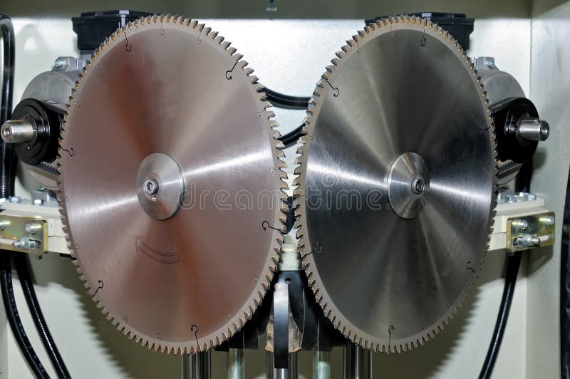 New Modern Industrial Circular Saw Disks Stock Image - Image of cutting ...