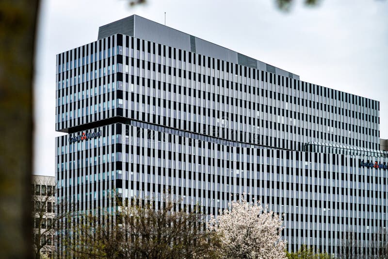 New Modern Large Glass and Concrete Buildings in Strasbourg Editorial ...