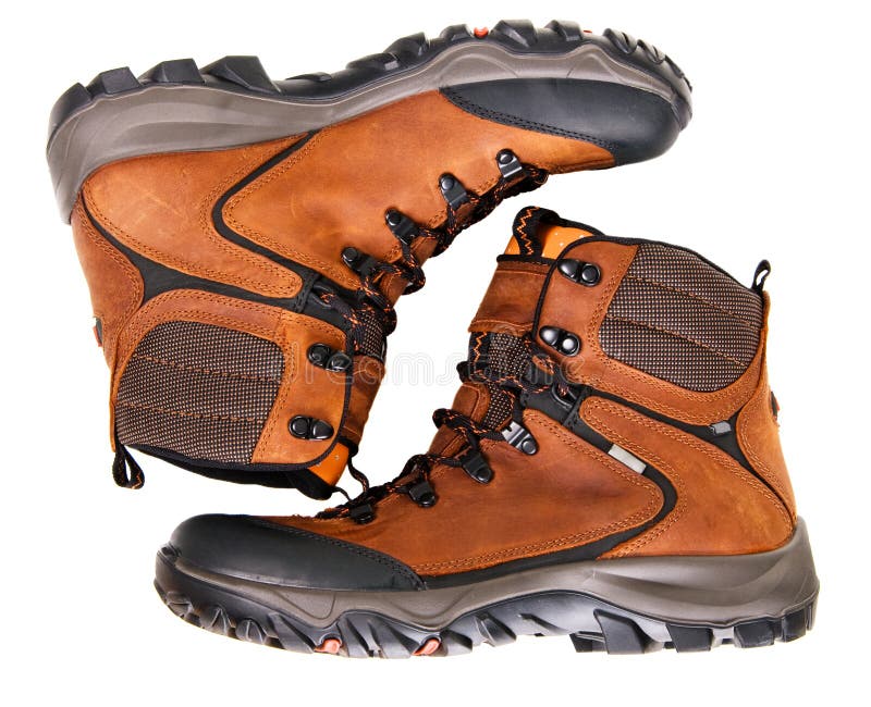 New modern leather boots stock image. Image of hike, color - 11313465