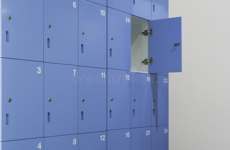 New modern locker stock image. Image of club, number - 110123721