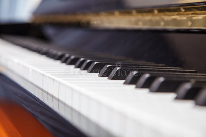 New Modern Piano Keyboard Indoor Stock Image - Image of classic ...
