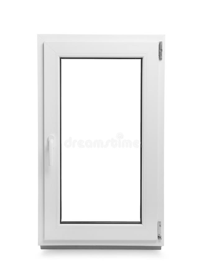 New Modern Single Casement Window Isolated on White Stock Photo - Image ...