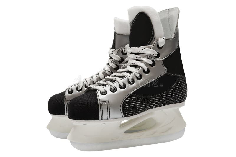 White figure ice skates stock image. Image of figure - 12449273