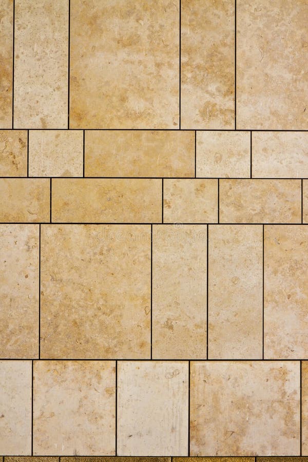 New Modern Ventilated Stone Wall Made with Different Blocks of ...