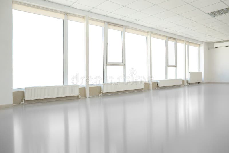 New modern windows stock photo. Image of interior, indoors - 141681930