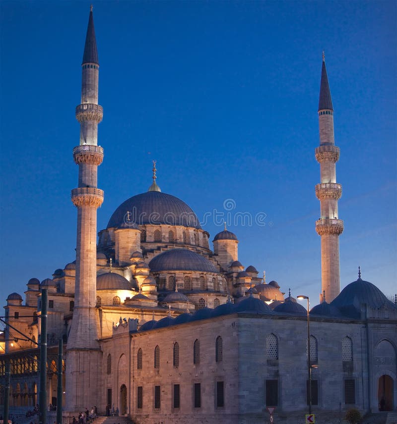 The New Mosque stock image. Image of istanbul, mosque - 12420411