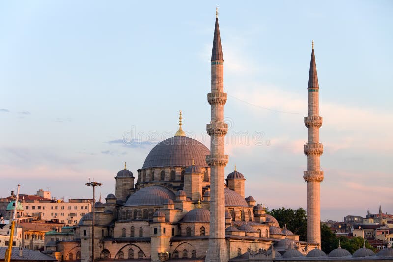 New Mosque in Istanbul stock photo. Image of architectural - 20348346