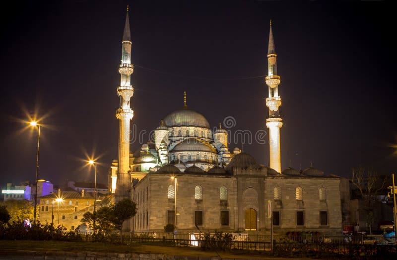 New Mosque stock image. Image of dusk, architecture, city - 36188039