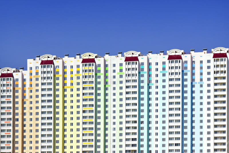 New Multi-apartment High-rise Residential Complex. Overall Plan Stock ...