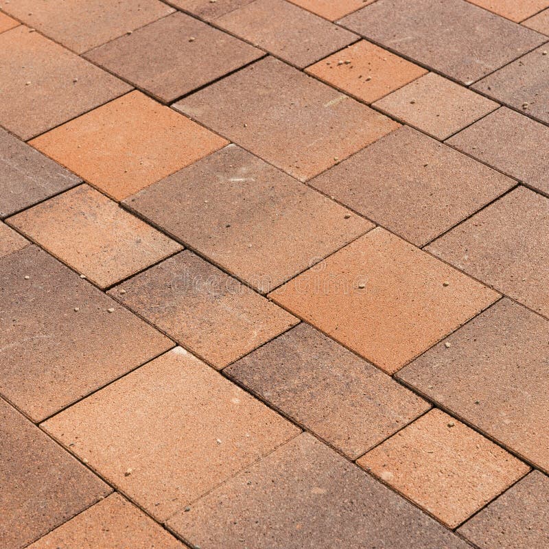 Colored Concrete Paving Slab Texture Stock Photo - Image of ...