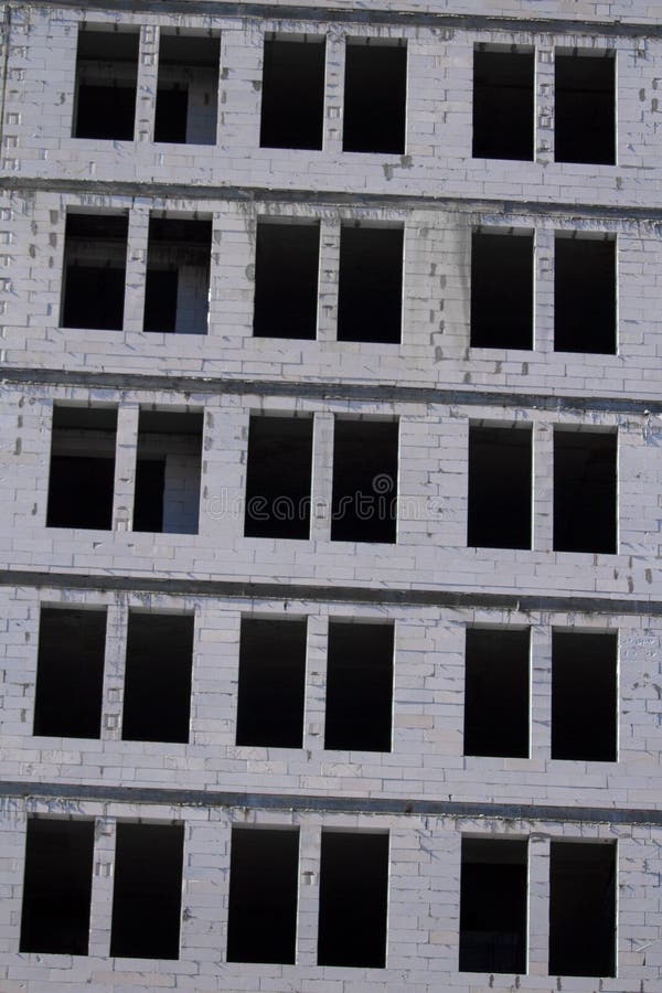 New Multi-storey Ready for Commissioning White Brick Building Against ...