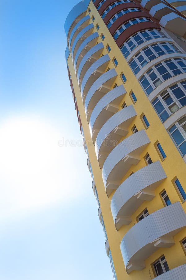 A New Multistoried Building Stock Photo - Image of city, estate: 126200808