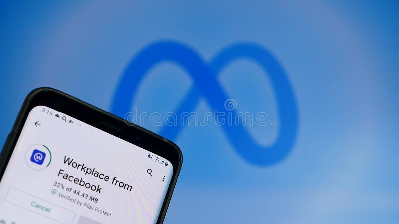 The New Name and Logo of the Facebook Meta Company. the Mobile ...