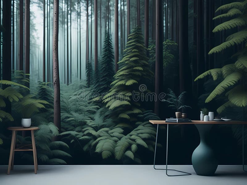 New Naturalism Design Marries Simple Surfaces Stock Illustration ...