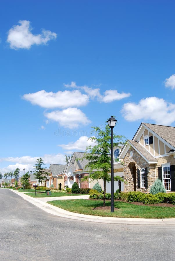 New Neighborhood stock image. Image of suburban, live - 11028415