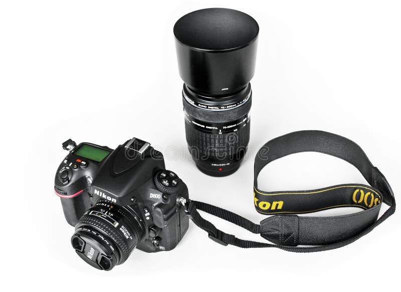 DSLR, kit editorial stock photo. Image of full, lens - 29728643