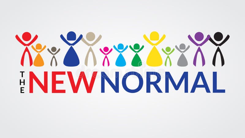 New Normal Background Vector Illustration Stock Vector - Illustration ...