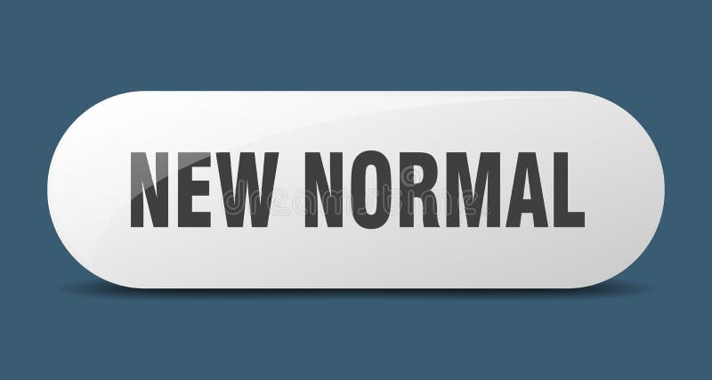 New Normal Button. New Normal Sign. Key. Push Button Stock Vector ...
