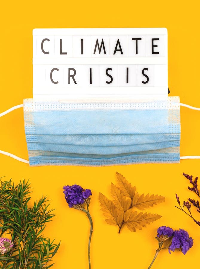 New Normal Climate Crisis and Changes Concept Background with Dried ...