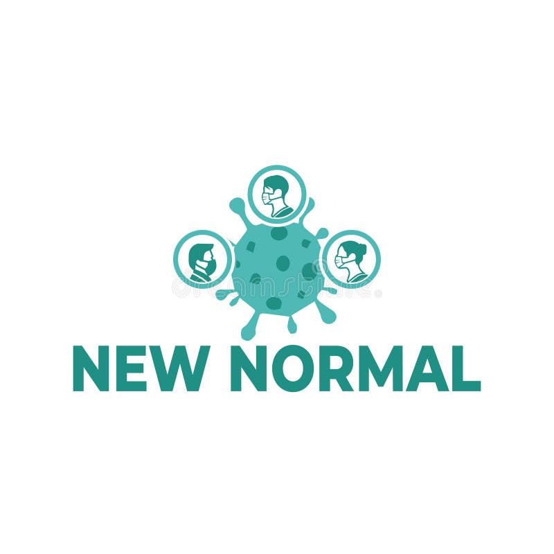 New Normal Concept Icon Illustration Stock Vector - Illustration of ...