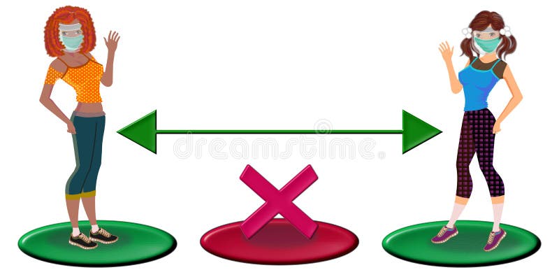 Distancing Mark Stock Illustrations – 626 Distancing Mark Stock ...