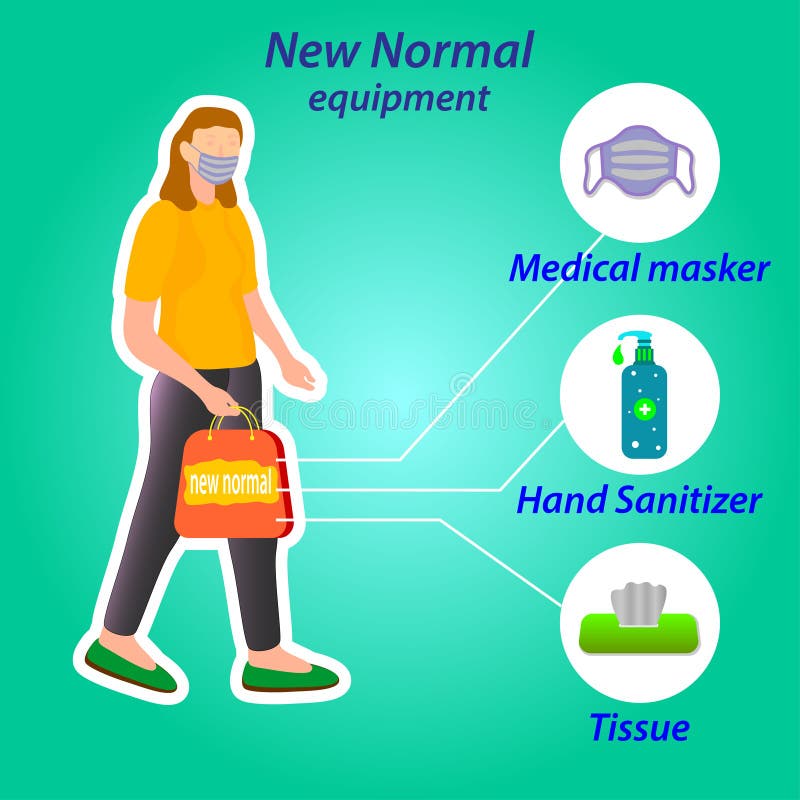 New normal equipment stock vector. Illustration of normal - 186033253
