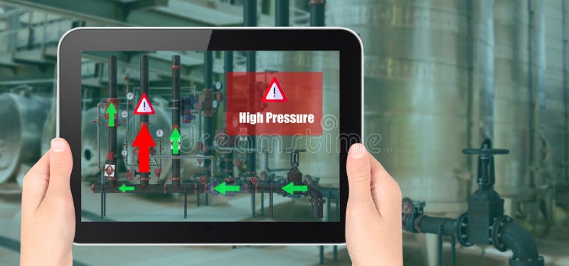 New Normal Futuristic Technology Concept in Smart Business Indudstry ...