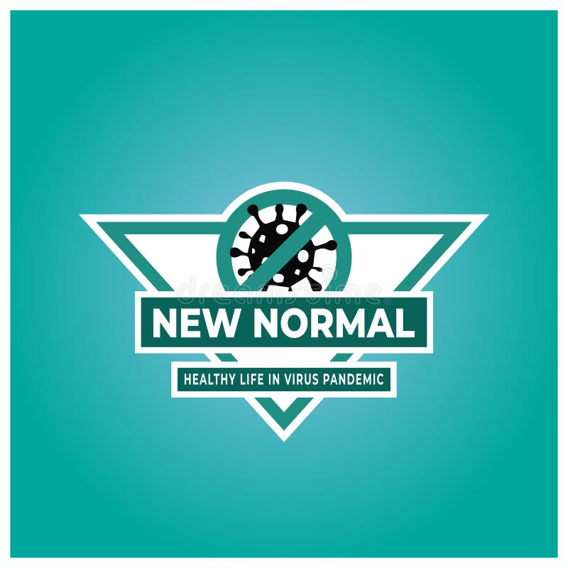 New Normal Icon Vector Illustration Stock Vector - Illustration of ...