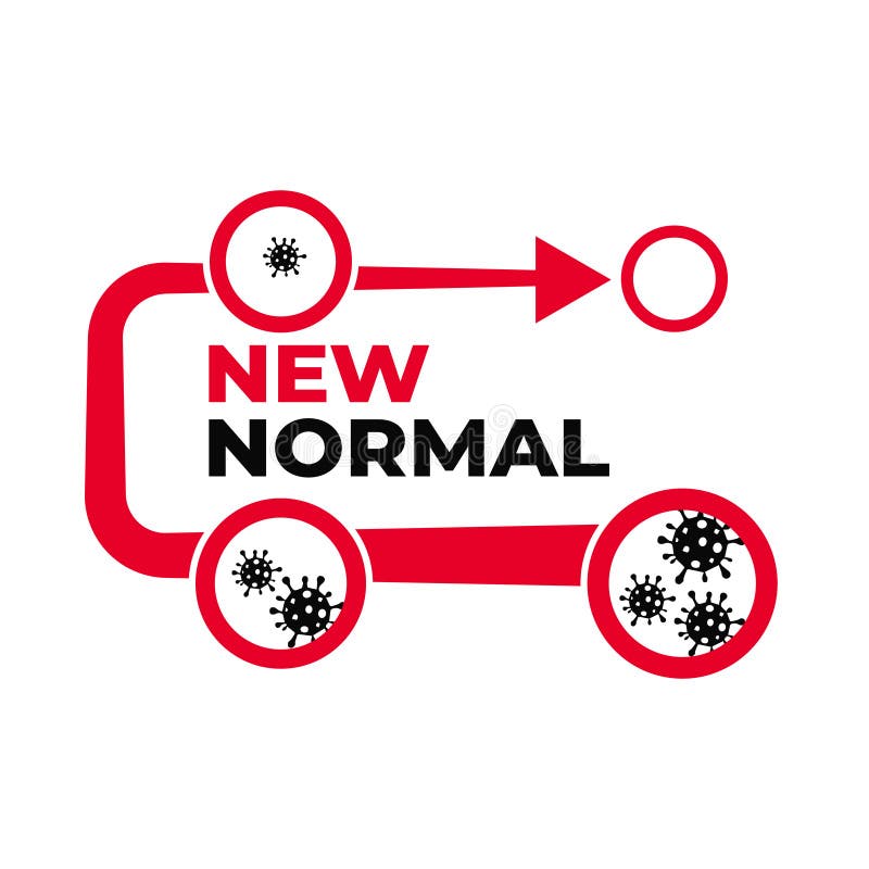 New Normal Icon Vector Illustration Stock Vector - Illustration of ...