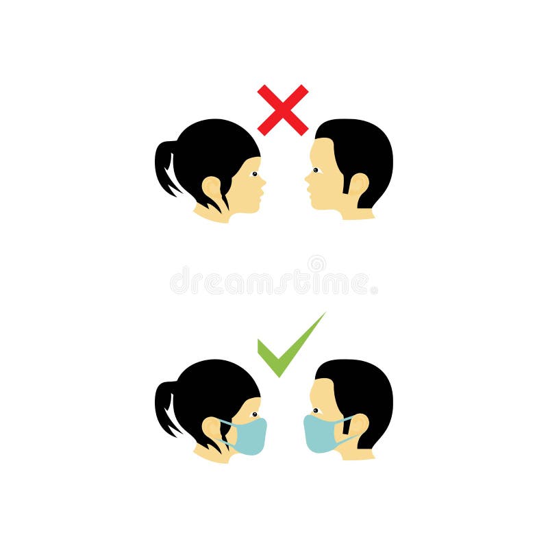 New Normal Life Illustration Stock Vector - Illustration of healthy ...