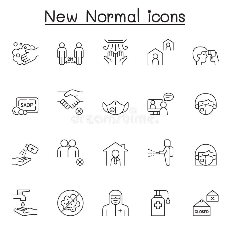 New Normal Lifestyle with Social Distancing.People Wearing Mask Keep ...