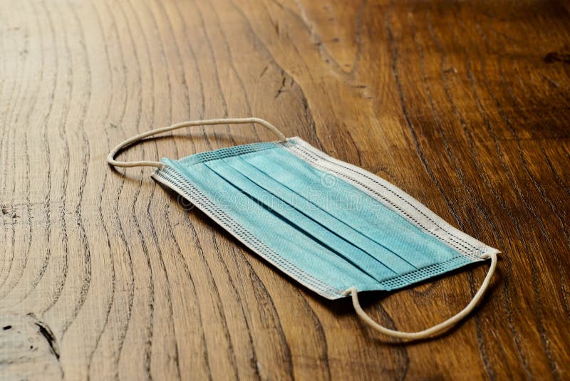 New Normal. Objects of Everyday Life after the Coronavirus. on Wooden ...