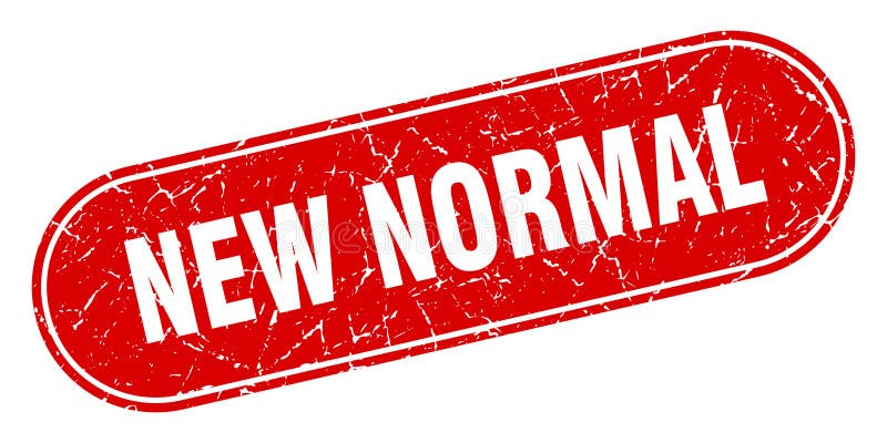 New normal sign and stamp stock vector. Illustration of emergency ...