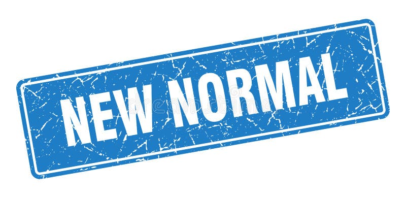 New normal sign and stamp stock vector. Illustration of emergency ...