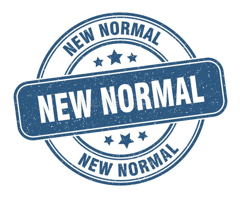 New Normal Stamp. New Normal Round Grunge Sign Stock Vector ...