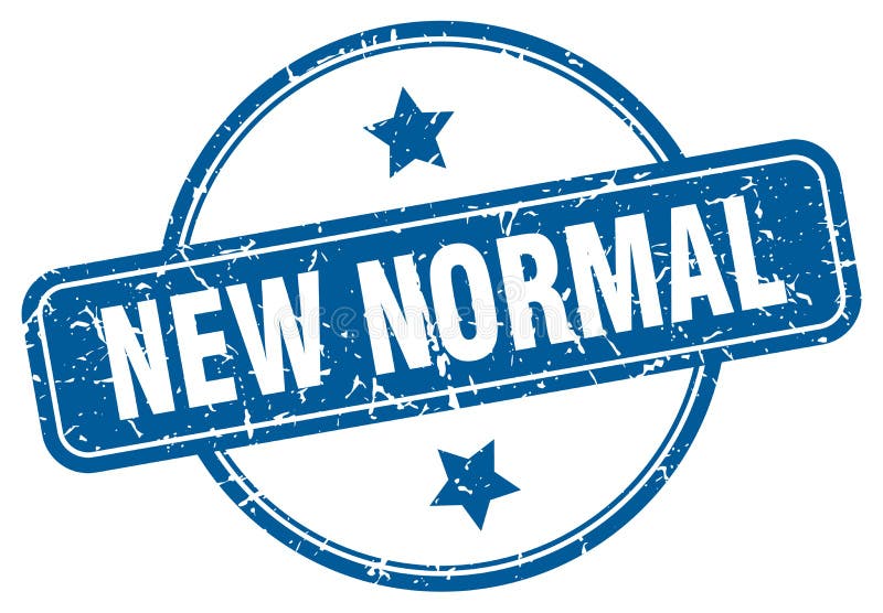 New Normal Stamp. New Normal Round Grunge Sign Stock Vector ...