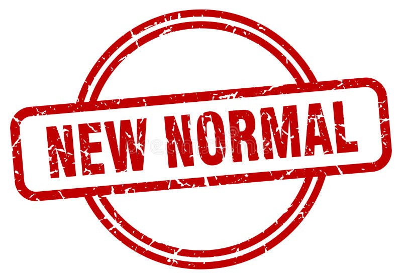 New Normal Stamp. New Normal Round Grunge Sign Stock Vector ...