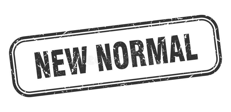 New Normal Stamp. New Normal Square Grunge Sign Stock Vector ...