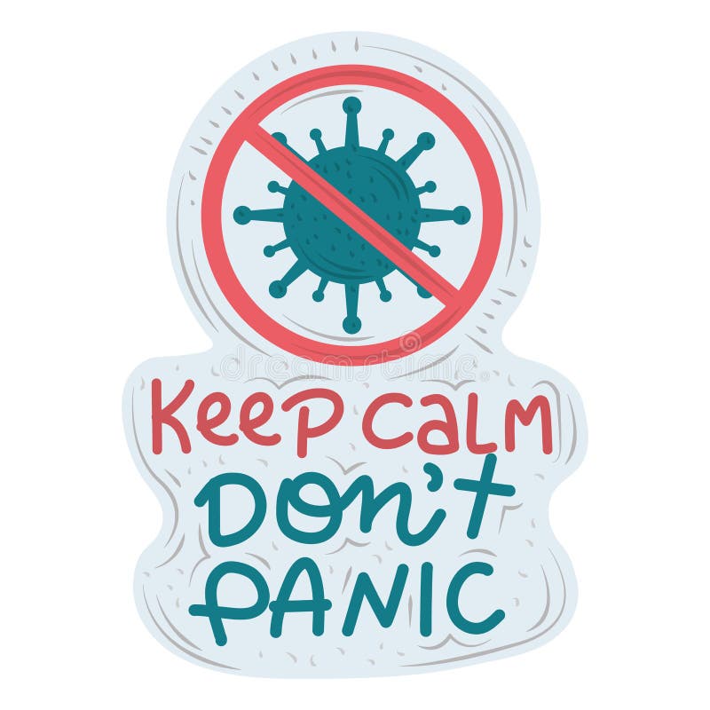 New Normal, Stop Virus Keep Calm Text, after Coronavirus Covid 19 Stock ...