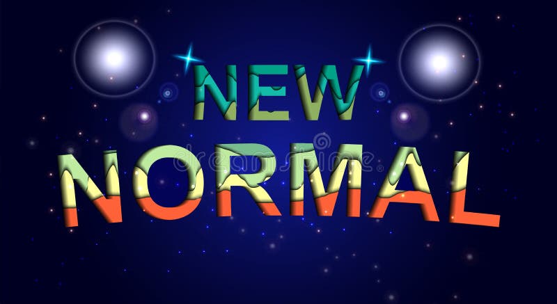 New normal background. stock vector. Illustration of landscape - 187000612