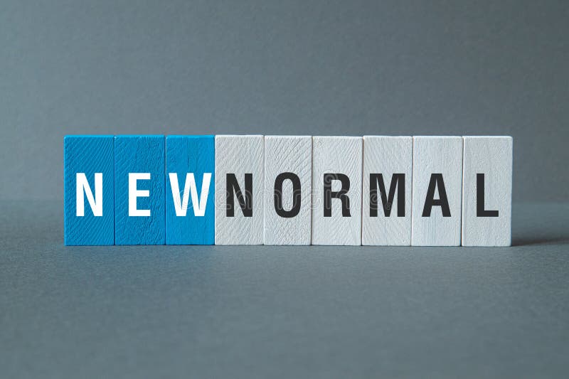 New Normal - Word Concept on Building Blocks, Text Stock Photo - Image ...
