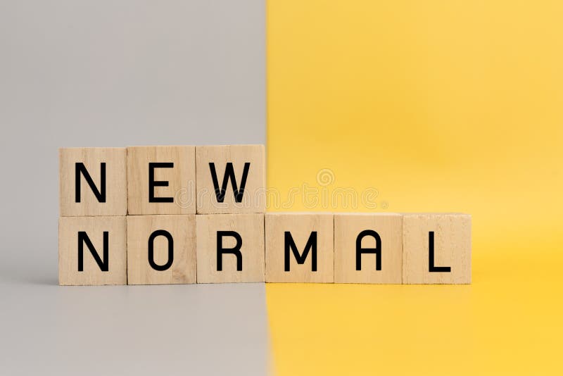 Normal Word Concept, Wooden Cubes with Text on White Stock Photo ...