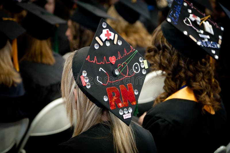 New Nurses: University Graduates with BSN Degrees Editorial Photography ...