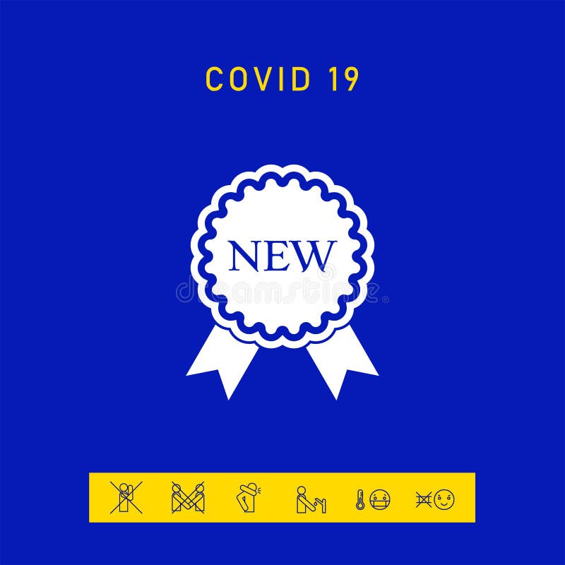 New Offer Icon with Ribbons. Graphic Elements for Your Design Stock ...