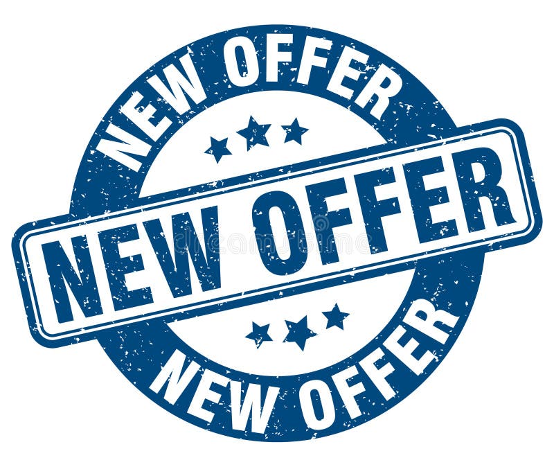 New Offer Stamp. New Offer Label. Round Grunge Sign Stock Vector ...